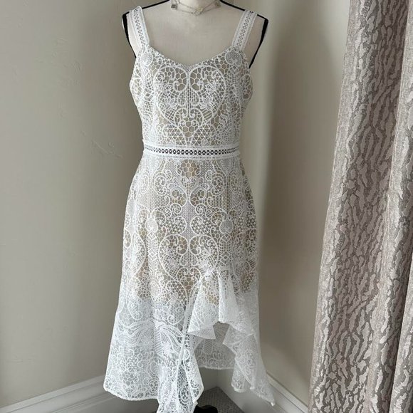 VELVI | Dresses | Nwt Velvi White Lace Dress I Size 8 | Poshmark